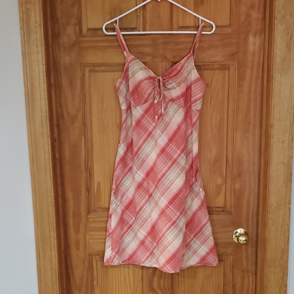 Faded Glory | Dresses | Faded Glory Red And Cream Plaid Mini Dress ...